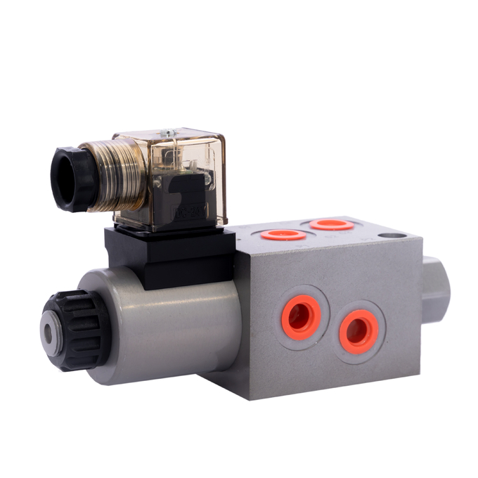 Hydraulic Electric 6 Way 2 Position Solenoid Valve With ER / DG Connector