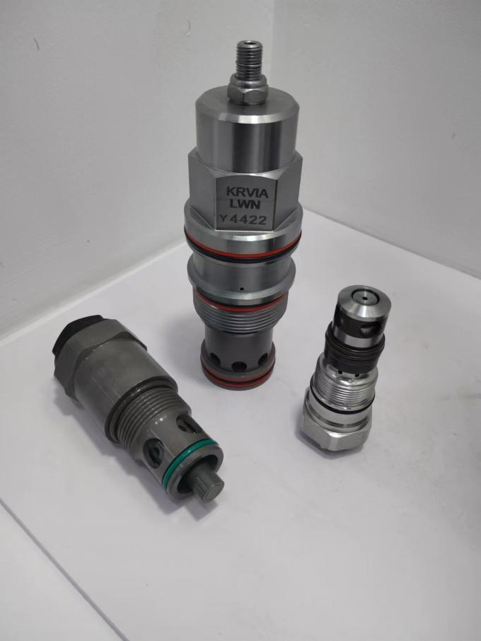 Steel Hydraulic Cartridge Relief Valve Plug In Overflow Safety Valve